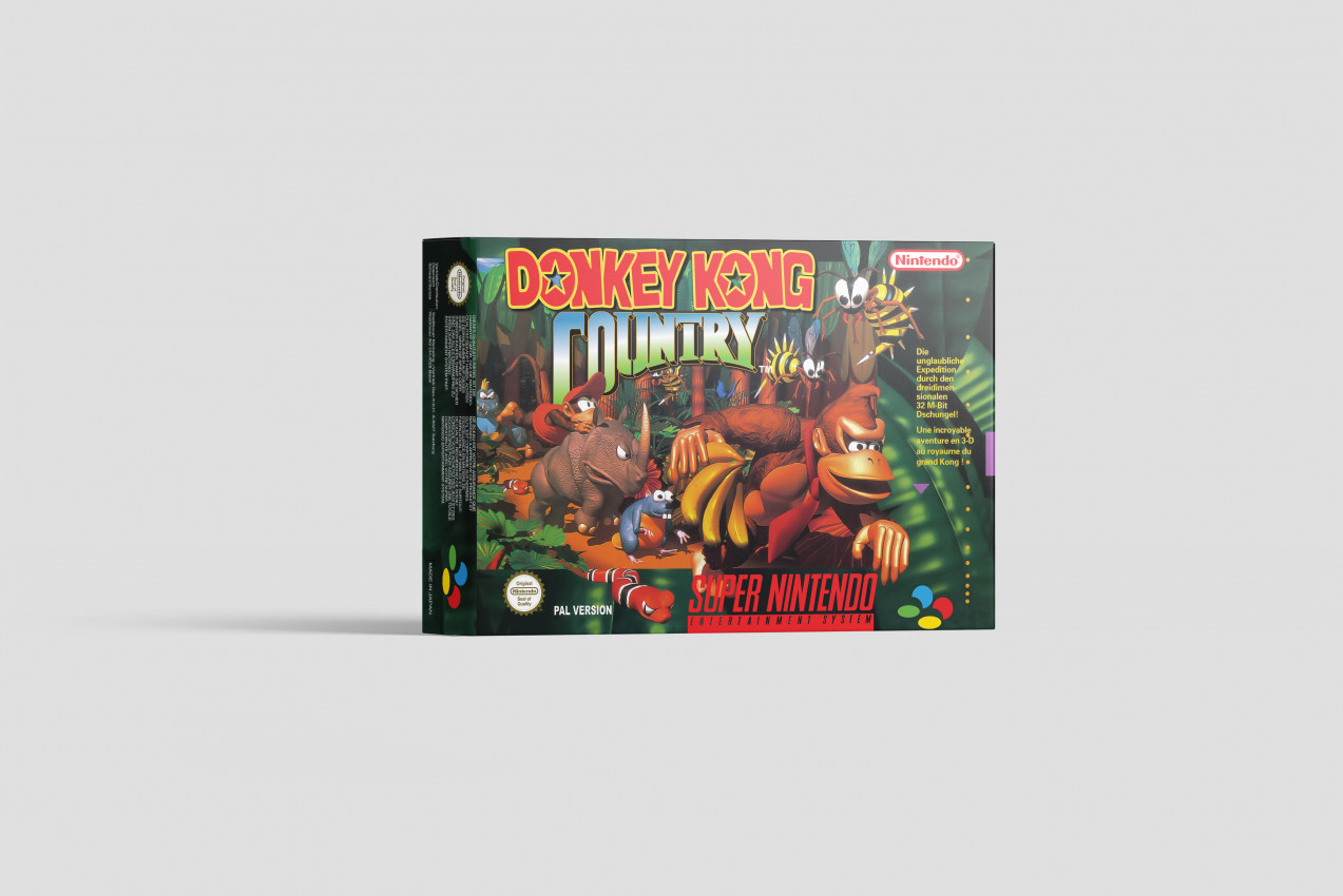 Donkey Kong Country - Super Nintendo Replacement Box
